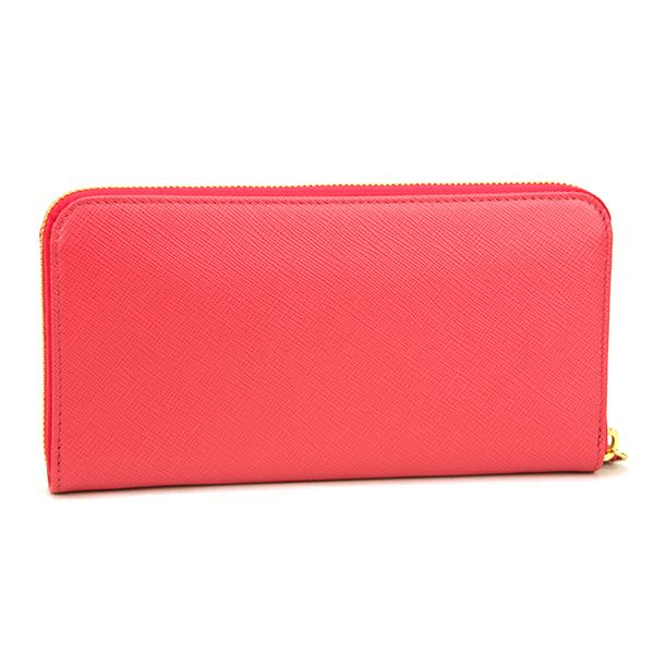 PRADA プラダ SAFFIANO FIOCCO リボン ラウンドファスナー 長 PRADA プラダ SAFFIANO FIOCCO リボン ラウンドファスナー 長